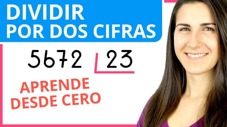 Explicación paso a paso para hacer DIVISIONES de DOS CIFRAS ...