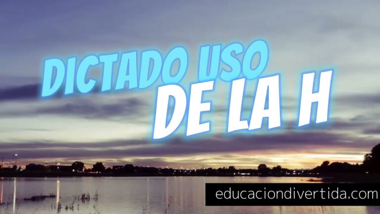 30 dictados para practicar el uso de la H en Primaria (3º, 4º, 5º y 6º ...